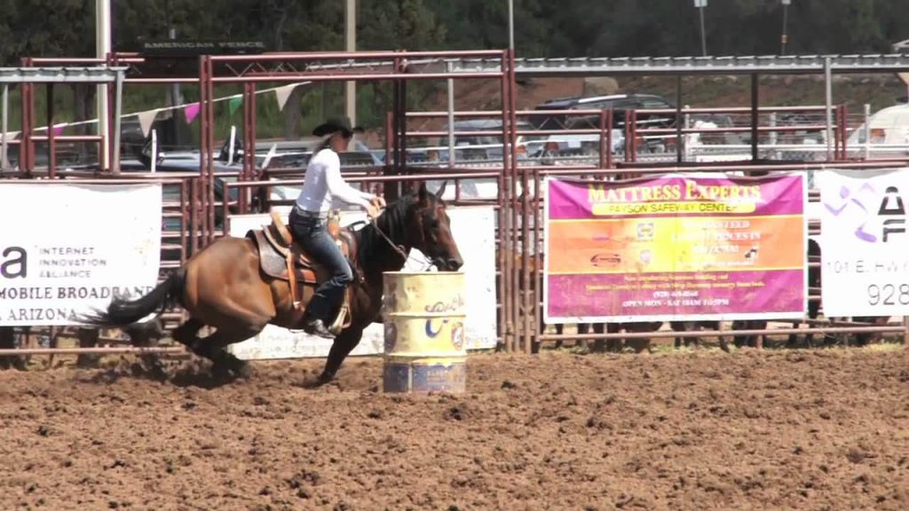 Pro Rodeo Barrel Racing Video