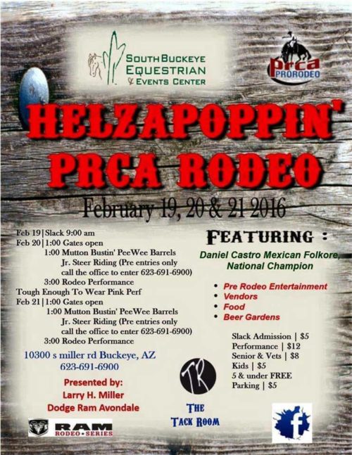 2016 Buckeye Helzapoppin' PRCA Rodeo - Cowboy Lifestyle Network