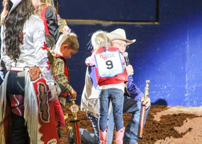 Sheep Riding Kids Participate in Mutton Busting