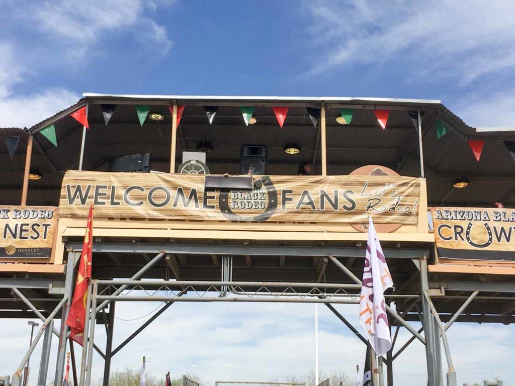 Arizona Black Rodeo 2017 at Rawhide Wild Horse Pass, AZ