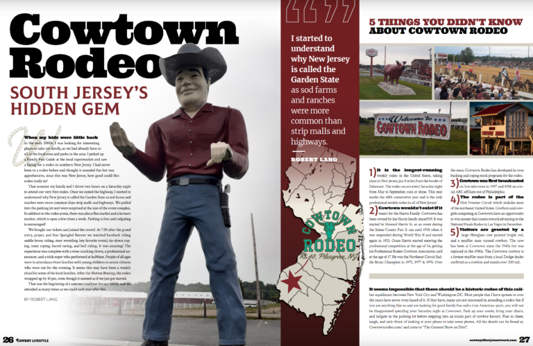 Just Released: Fall Edition of Cowboy Lifestyle Magazine