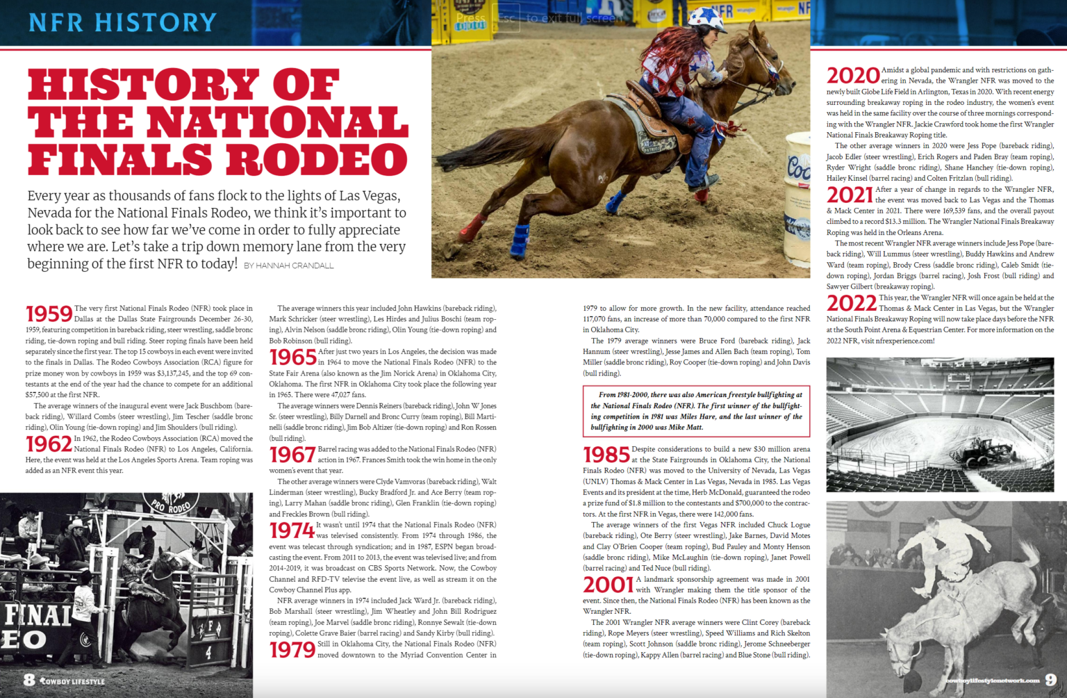 Hot off the Press: NFR Edition of Cowboy Lifestyle Magazine