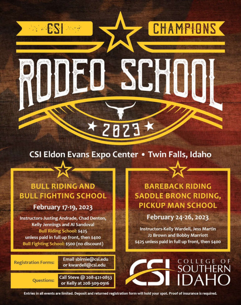 CSI Champions Rodeo School 2023 - Cowboy Lifestyle Network