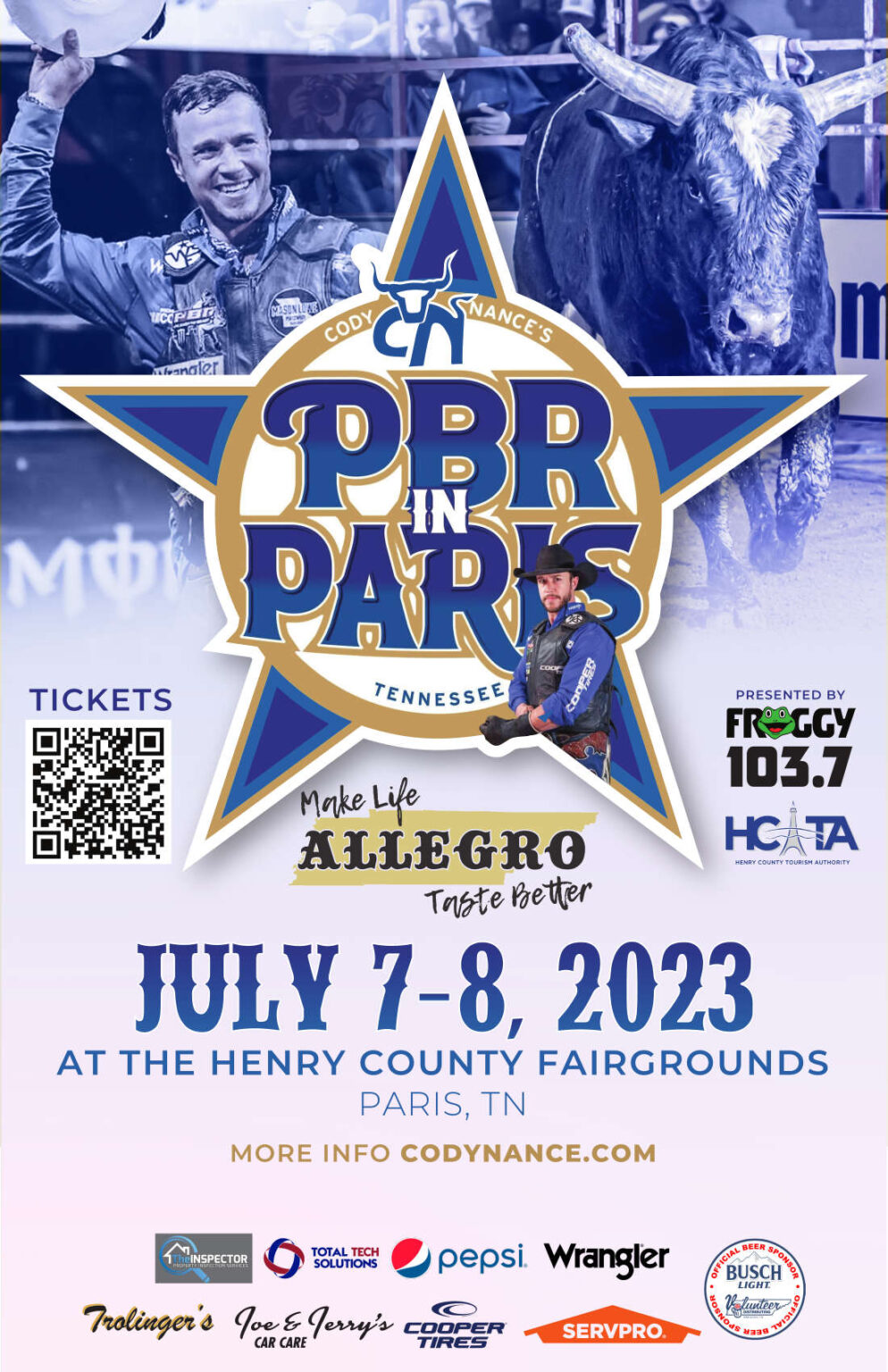 Join Cody Nance's PBR in Paris, TN: The Bull Riding Extravaganza ...