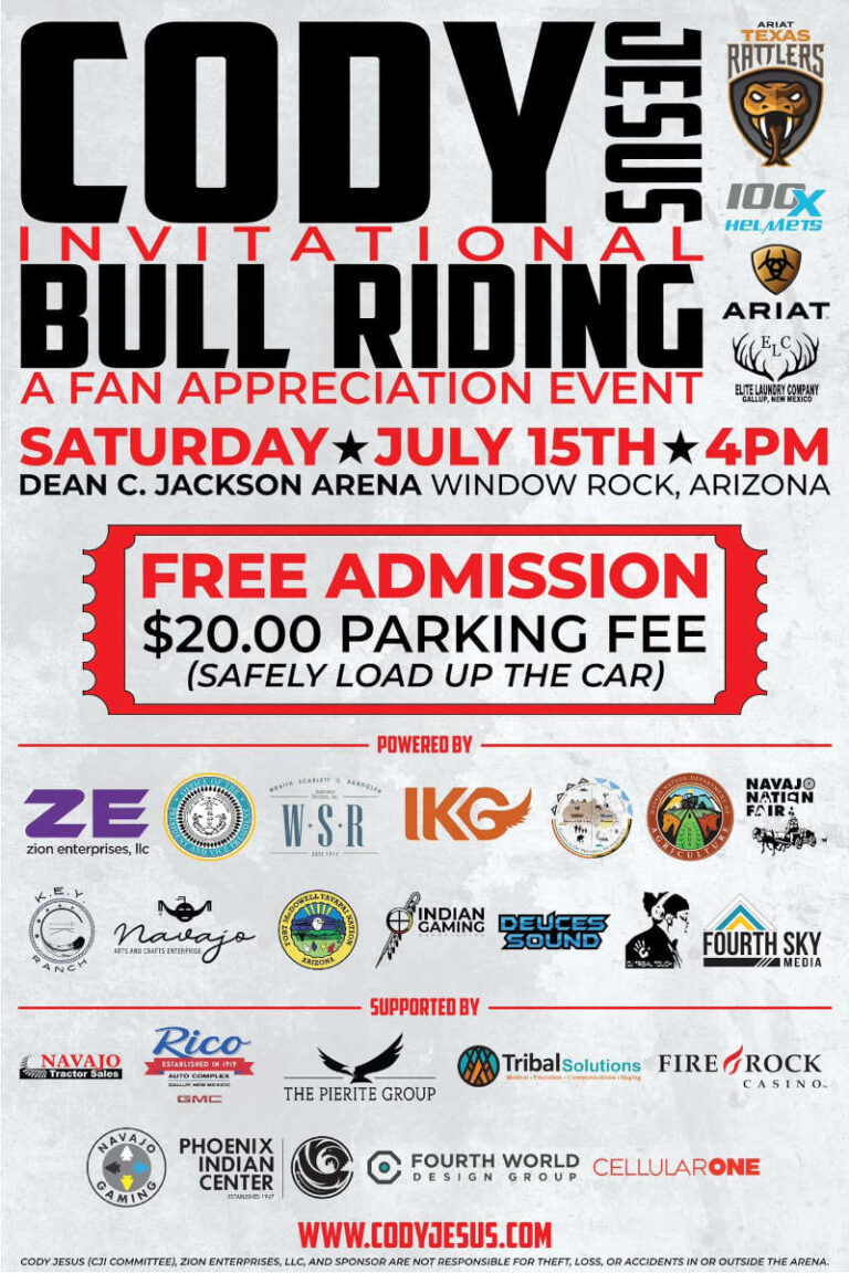 Cody Jesus Invitational Bull Riding takes on Window Rock, Arizona ...