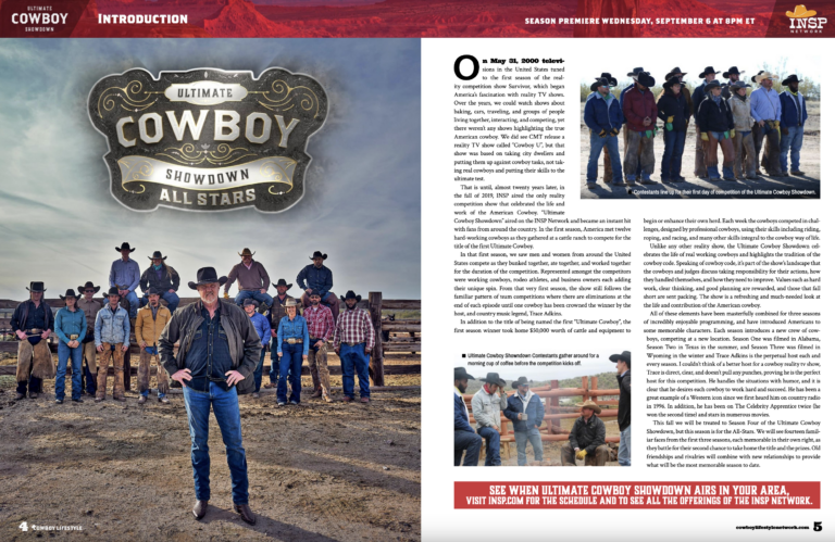 Fall 2023 Cowboy Lifestyle Magazine with Ultimate Cowboy Showdown