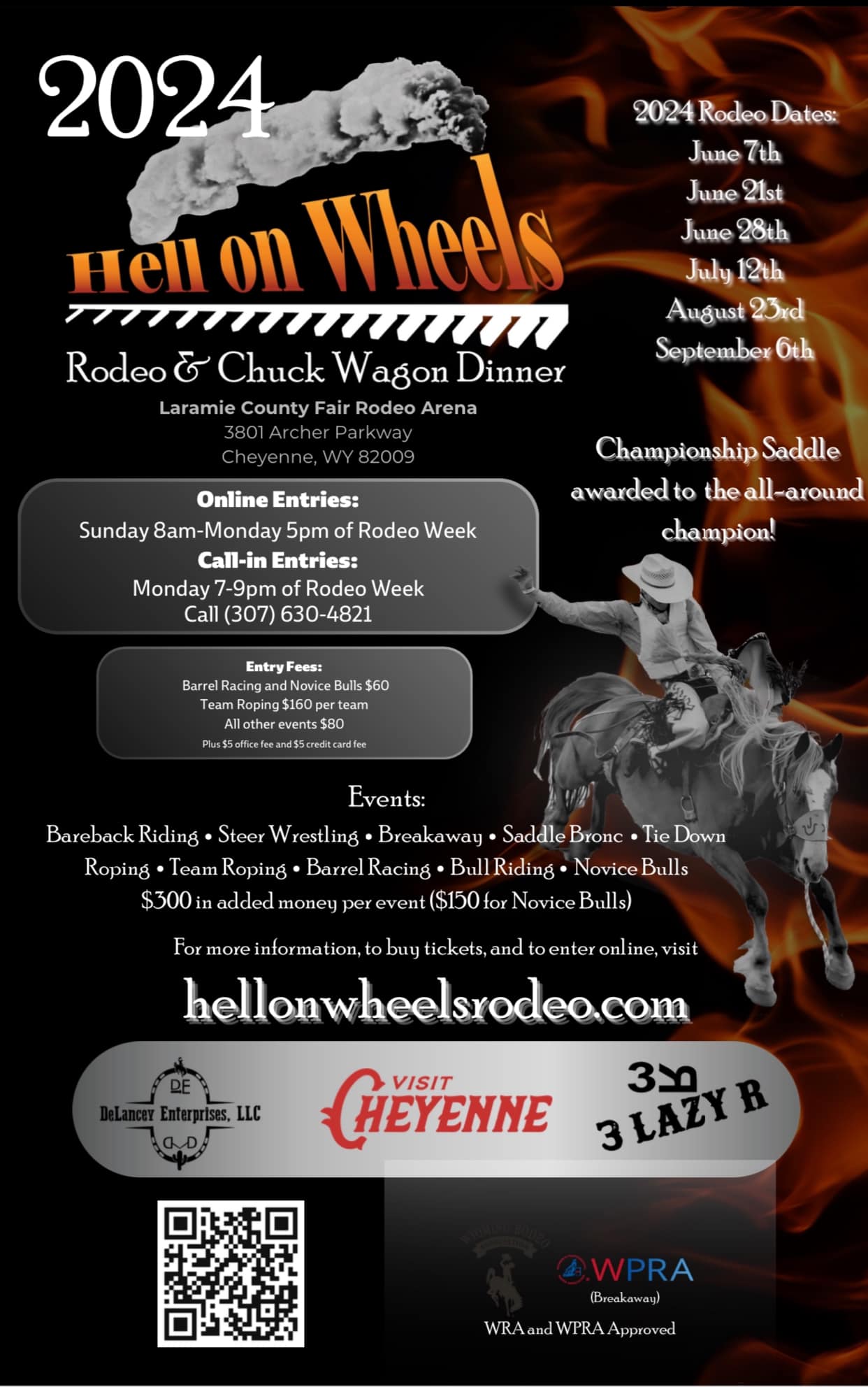 Visit Cheyenne: Hell on Wheels Rodeo & Chuck Wagon Dinner - Cowboy ...