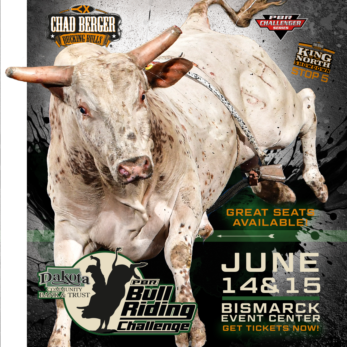 Dakota Community Bank & Trust PBR Bull Riding Challenge 2024 - Cowboy ...